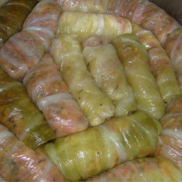 Traditional Bulgarian Dish – Stuffed Cabbage Leave Rolls (Zelevi Sarmi ...