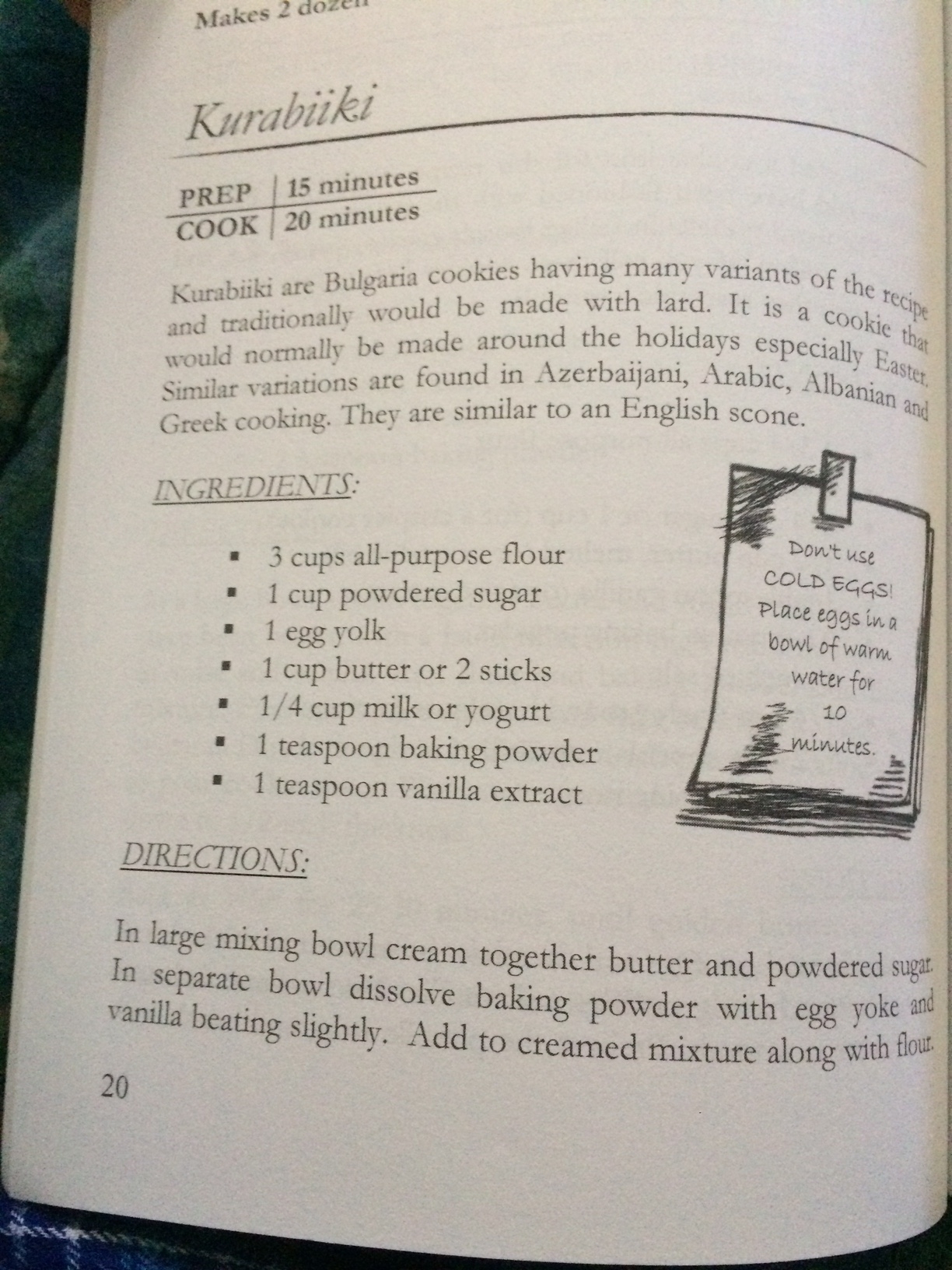 Bulgarian Kurabiiki Recipe – Similar to English Scone – Bulgarian Cooking